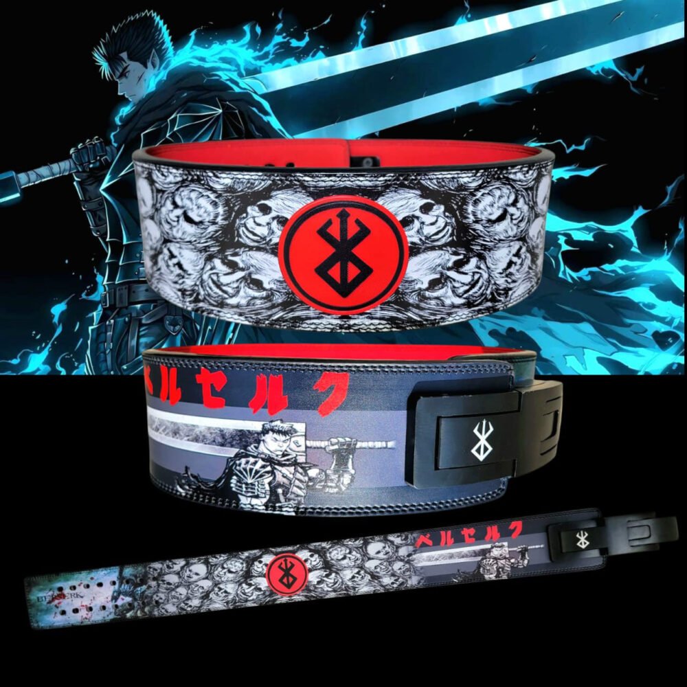 Berserk Guts Weightlifting Belt - Leather Gym Belt